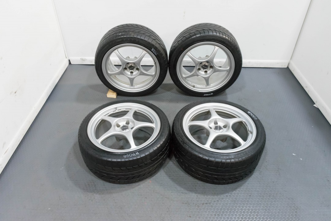 Enkei JDM RP02 18x9 +15 5x114.3 Wheels for Nissan Skyline R32 R33 R34 GTR Fitment 5 spoke | J ...