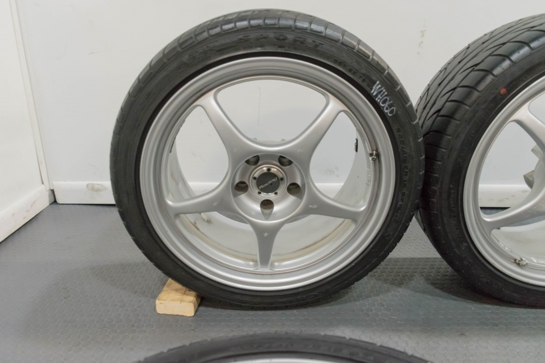 Enkei JDM RP02 18x9 +15 5x114.3 Wheels for Nissan Skyline R32 R33 R34 ...