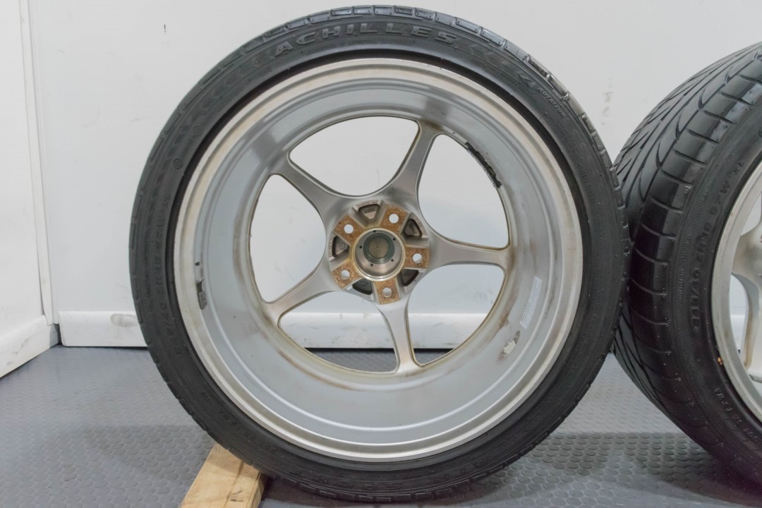 Enkei JDM RP02 18x9 +15 5x114.3 Wheels for Nissan Skyline R32 R33 R34 GTR Fitment 5 spoke | J ...