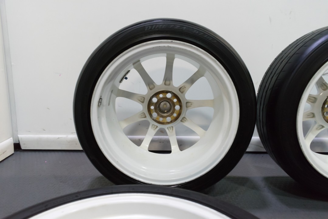 JDM used WORK Emotion XD9 in White Finish 18x8.0 +45 Offset 5x100 ...