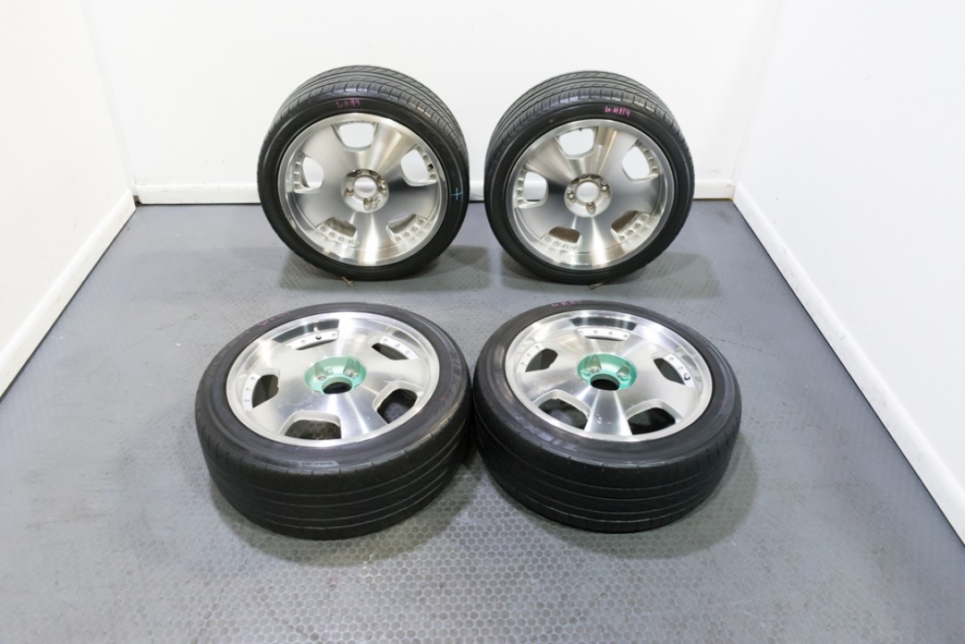 Set of Staggered JDM Hyperion Hyper Dish 2 Wheels in 18x8.0 45 Offset ...