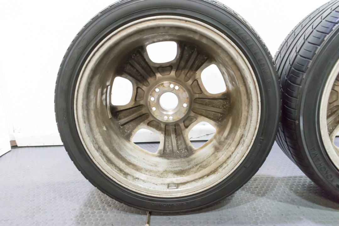 Set of Staggered JDM Hyperion Hyper Dish 2 Wheels in 18x8.0 45 Offset ...