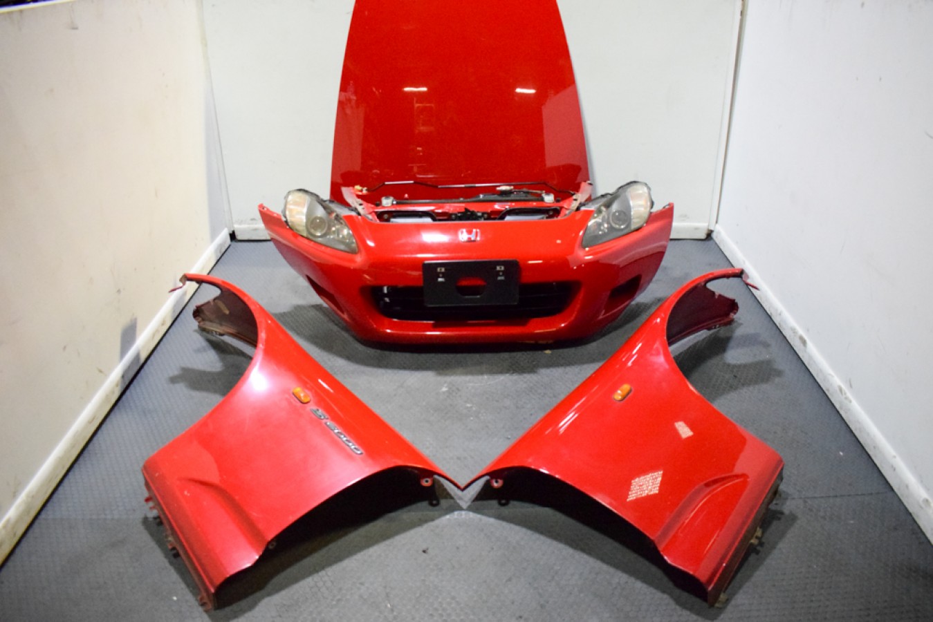 Used JDM AP1 Honda S2000 Complete Front End in Red with Bumper, Rad ...