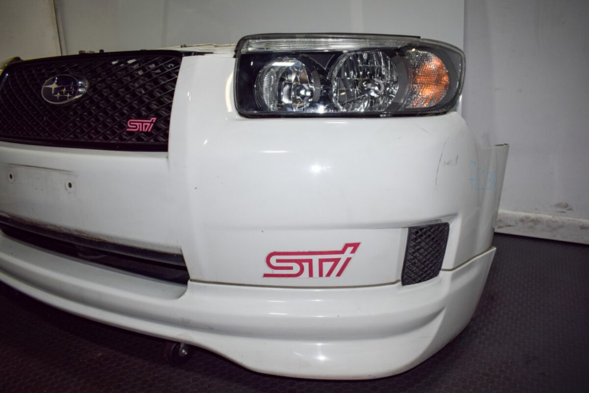 Very Rare & Clean JDM 03-08 Subaru Forester STI Front end in white with ...