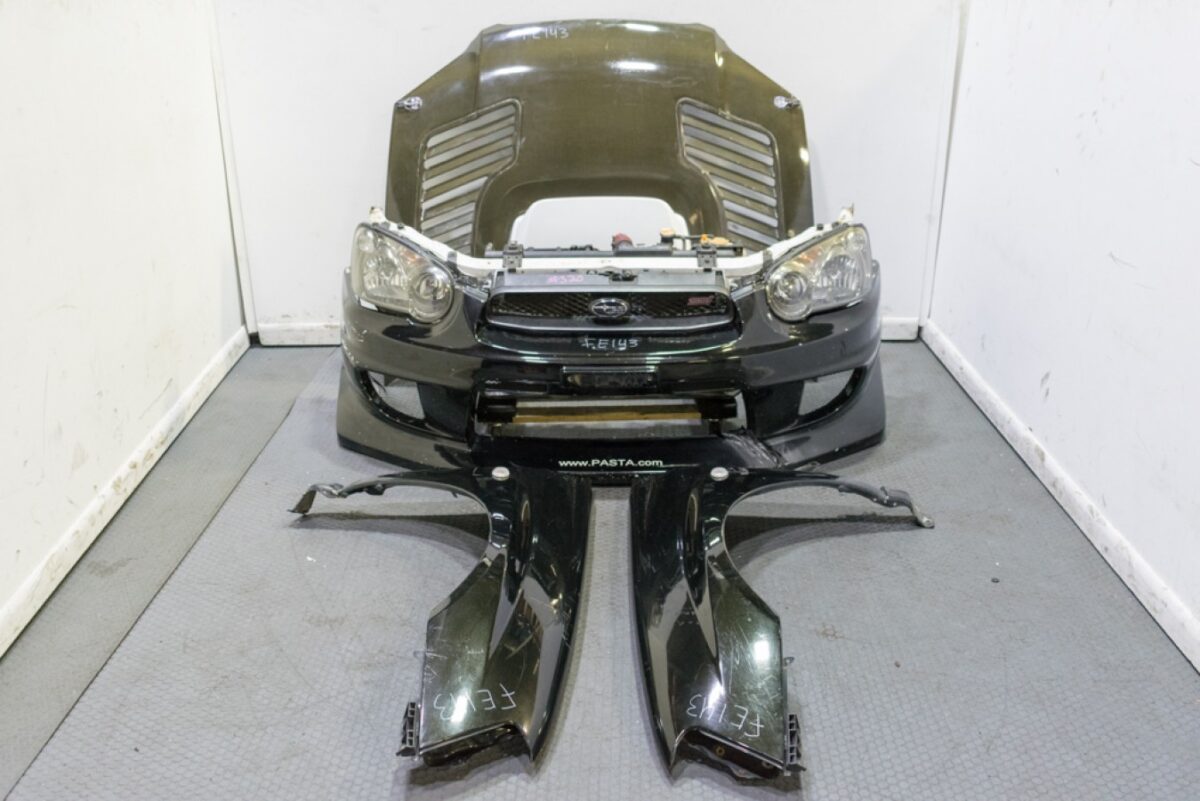 2004-2005 Subaru Impreza WRX STI GD V8 Front End w/ Voltex Style Front ...