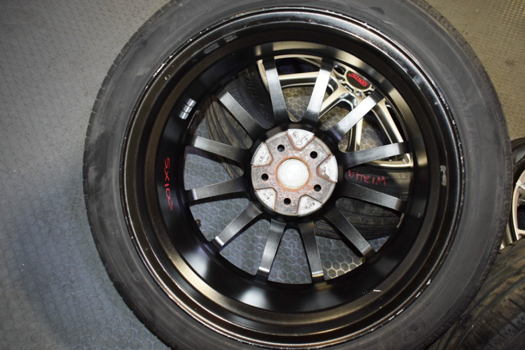 Used Subaru WRX STI Spec 12 Spokes 18x8 Gunmetal Enkei 5x100 Wheels ...