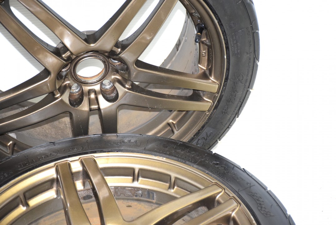 JDM Subaru WRX Crimson 17x7.5 +52 Wheels SYMS RACING TEAM Rims 5x100 ...