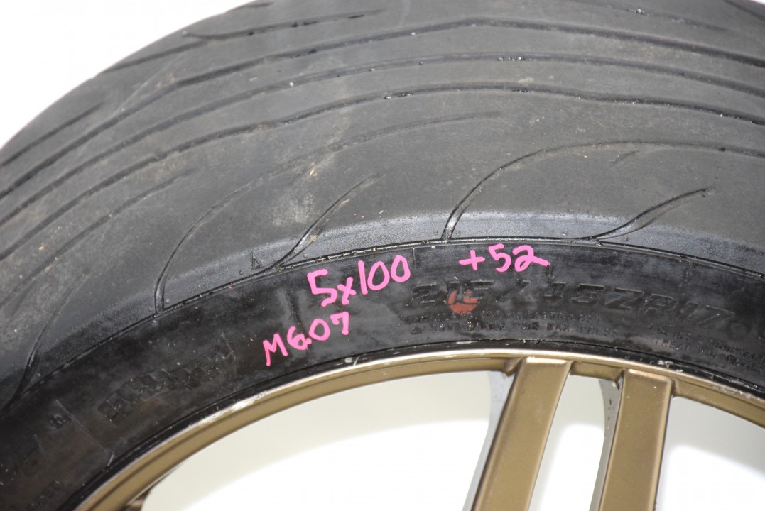 JDM Subaru WRX Crimson 17x7.5 +52 Wheels SYMS RACING TEAM Rims 5x100 ...