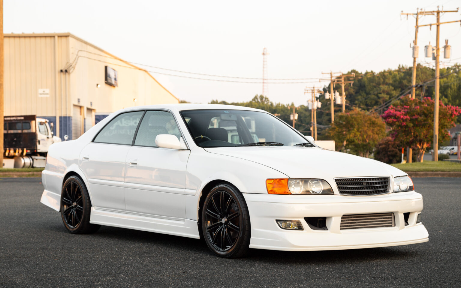Toyota JZX100 Chaser Turbo with 5 speed RWD Transmission.