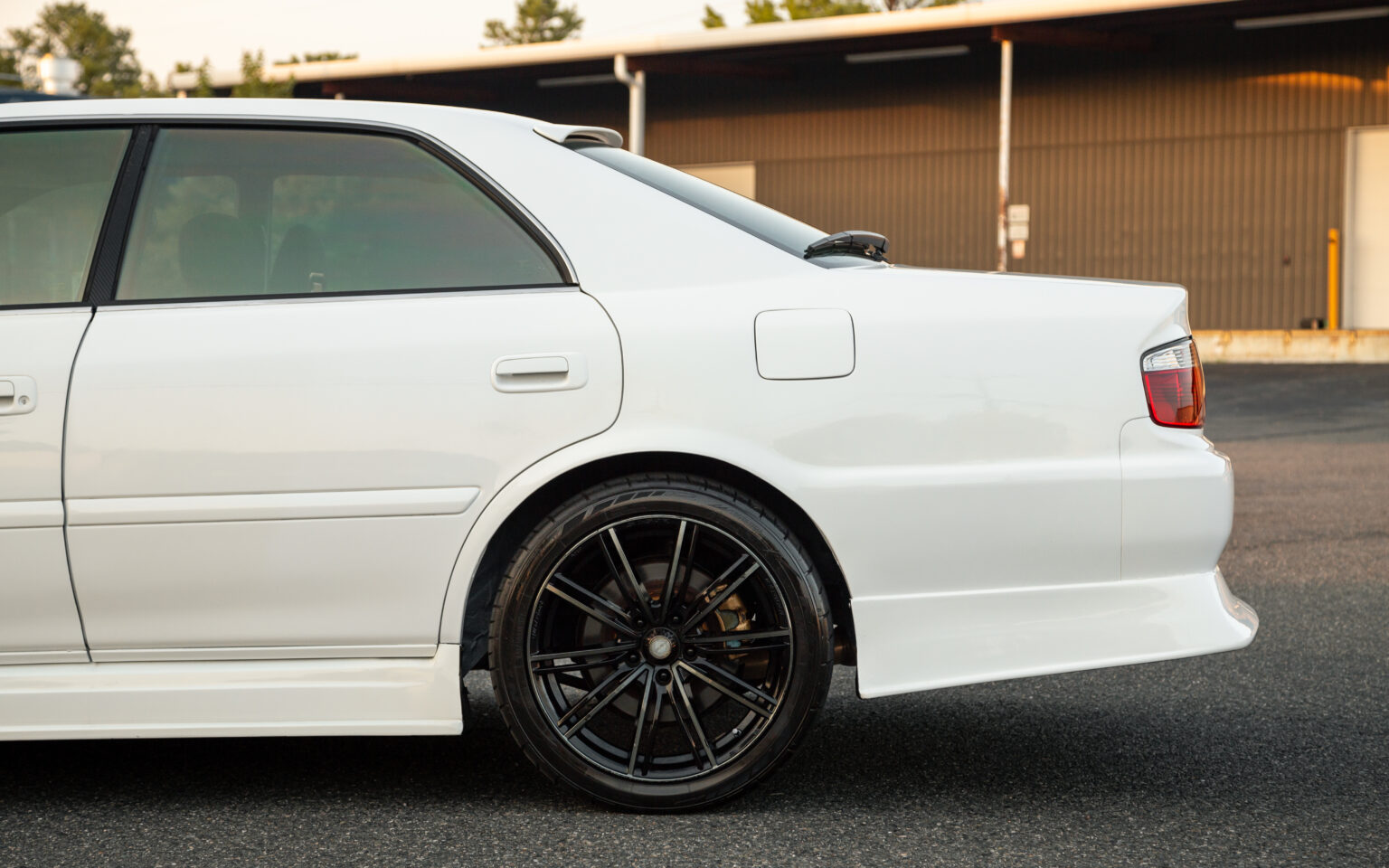 Toyota JZX100 Chaser Turbo with 5 speed RWD Transmission.