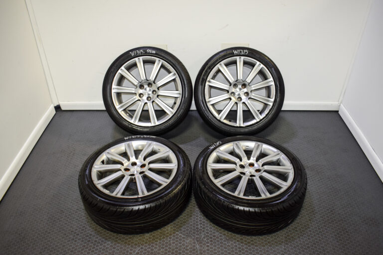 A set of four Forester STI 18 Inch Enkei wheels.