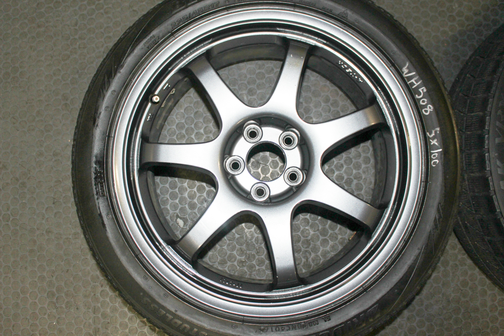 Used JDM 17x7 A-tech Wheels with 5x100 Fitment, and Offset of +38. WP ...