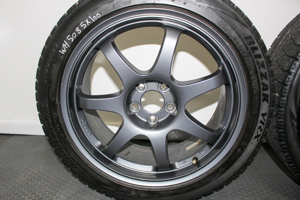 Used JDM 17x7 A-tech Wheels with 5x100 Fitment, and Offset of +38. WP ...