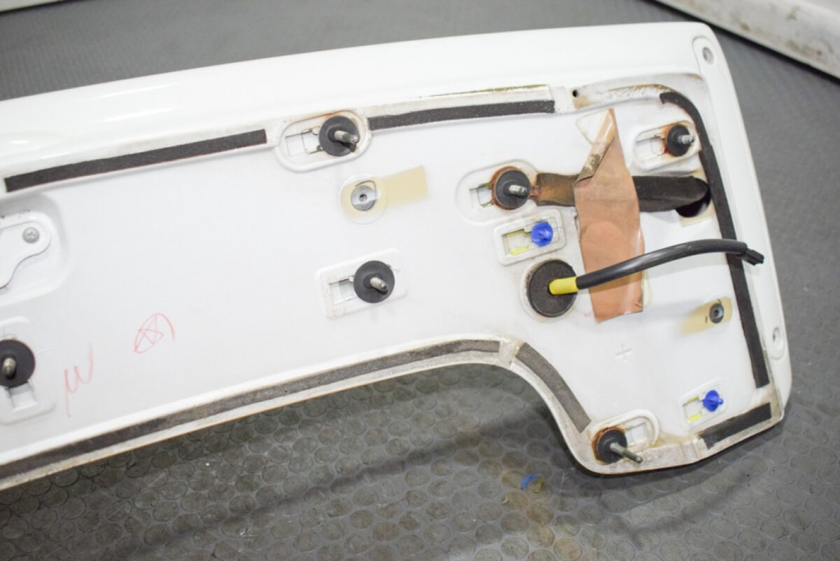 Used Clean JDM 02-07 Subaru WRX STI OEM high rise wing in white finish ...