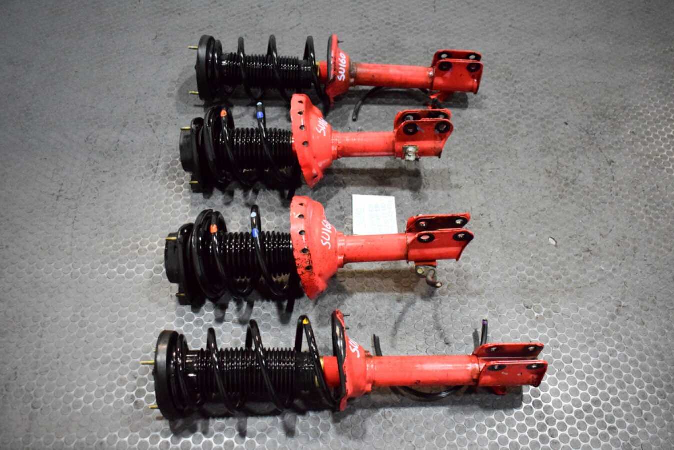 Very Clean & Low Mileage JDM 02-05 Subaru WRX STI OEM struts in pink ...