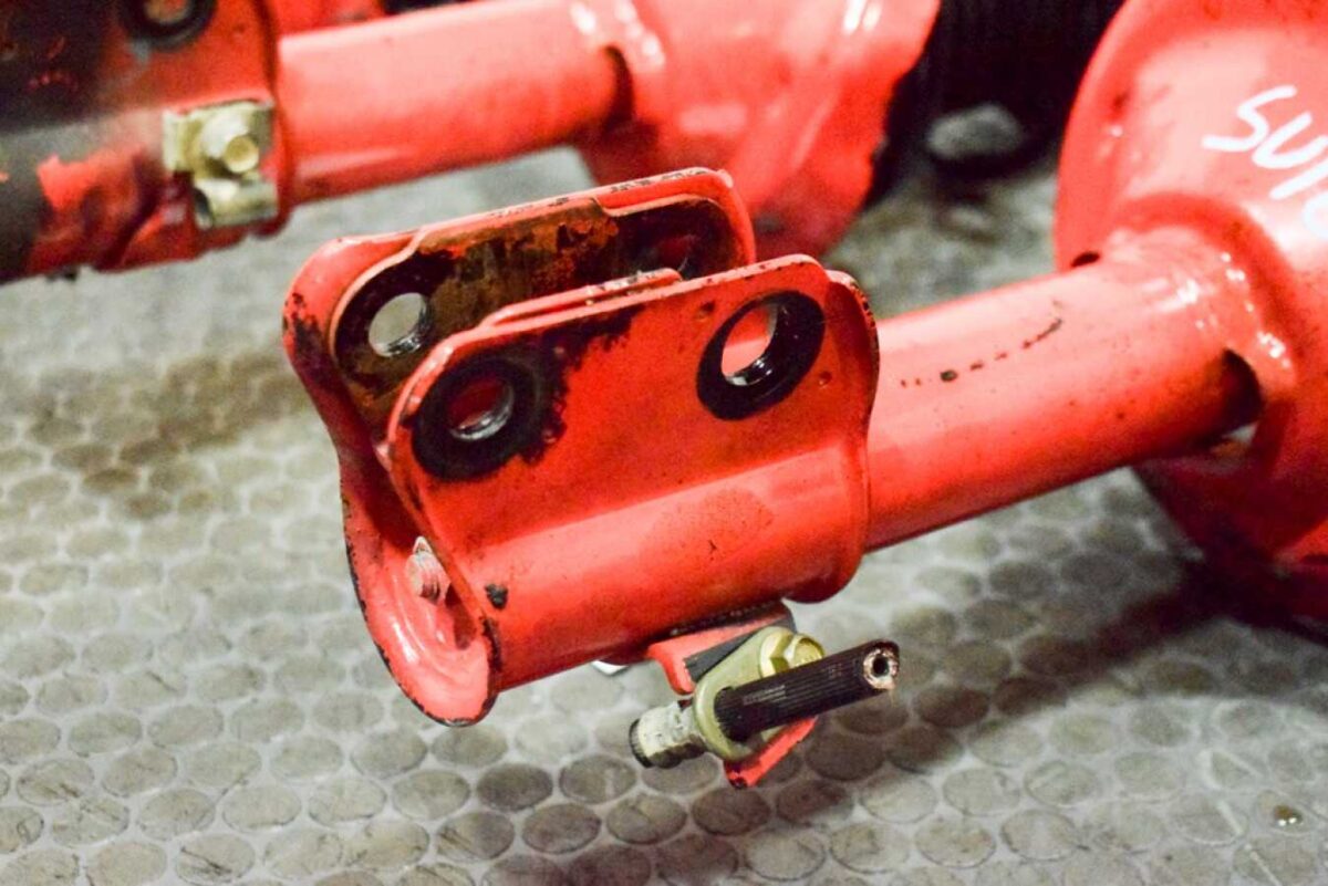 Very Clean & Low Mileage JDM 02-05 Subaru WRX STI OEM struts in pink ...