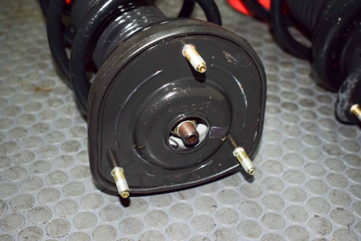 Very Clean & Low Mileage JDM 02-05 Subaru WRX STI OEM struts in pink ...