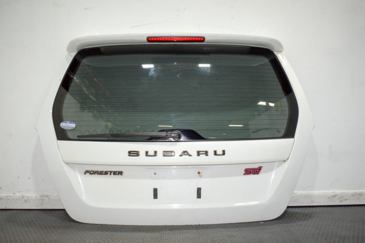 Very Clean JDM 03-08 Subaru Forester STI Replacement hatch in white ...
