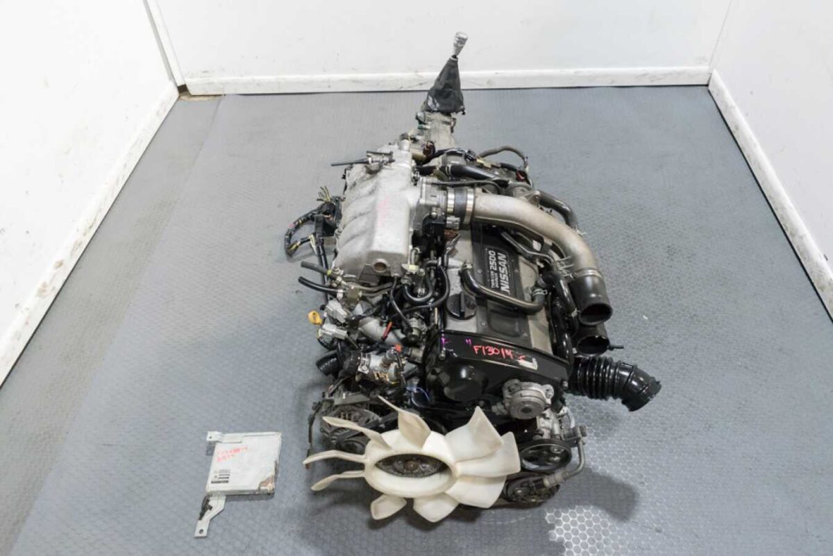 JDM Nissan RB25DET Complete Engine and 5 Speed Transmission Low Mileage ...