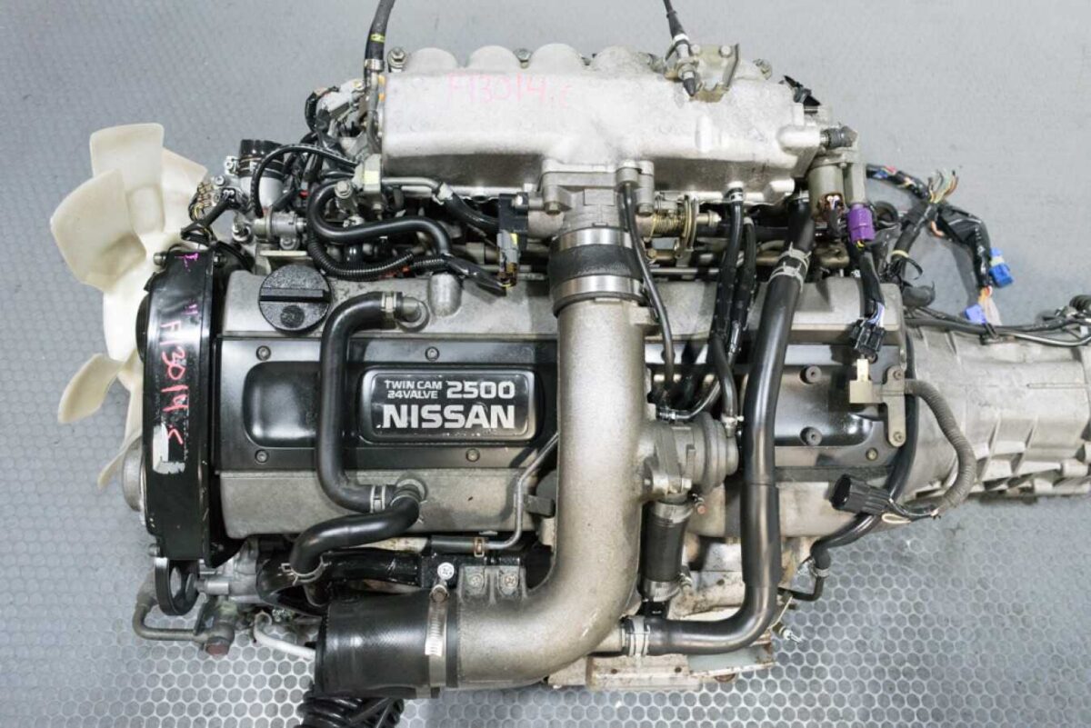 JDM Nissan RB25DET Complete Engine and 5 Speed Transmission Low Mileage ...