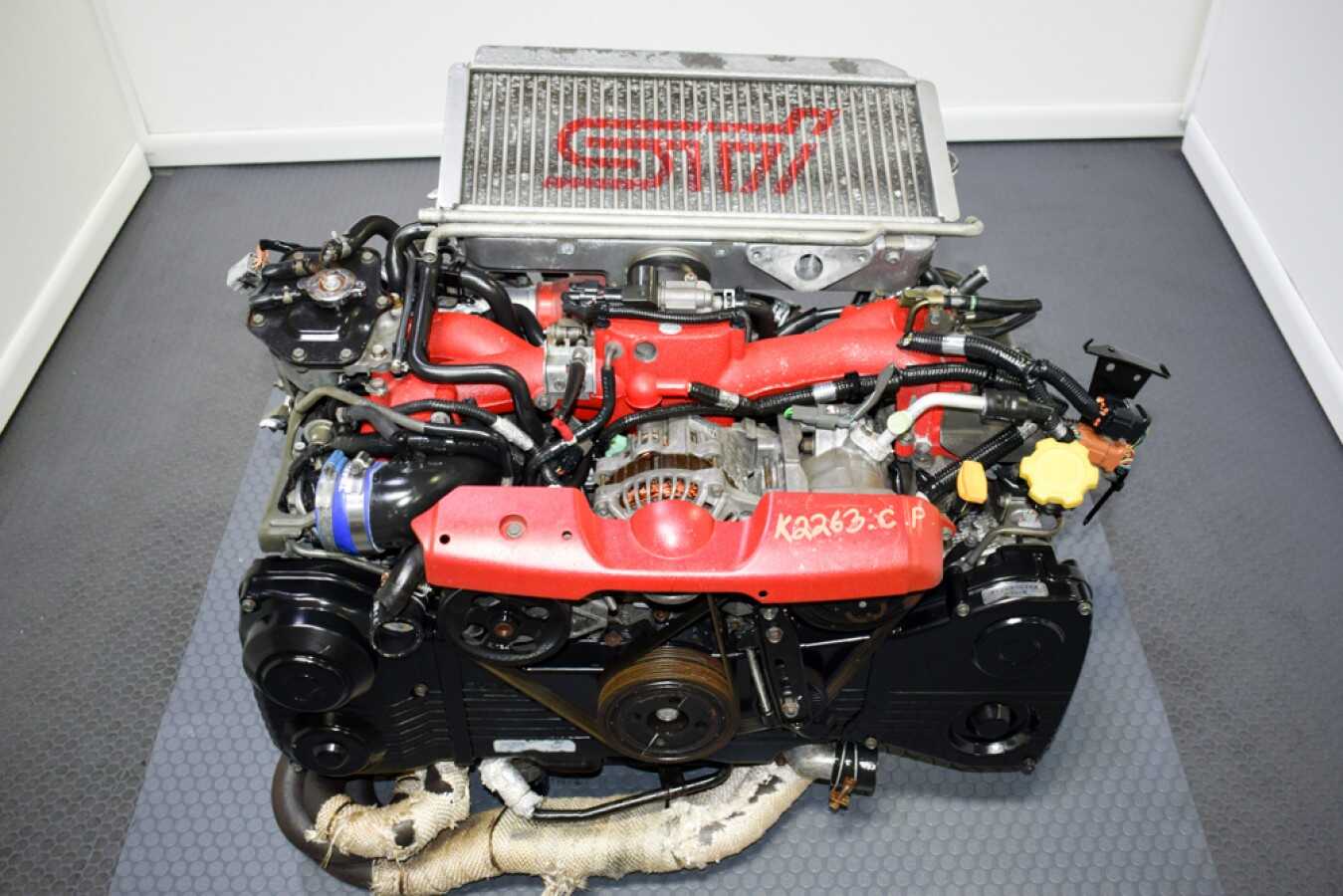 JDM Version 7 V7 EJ207 Subaru Impreza STi Engine with Unequal length ...