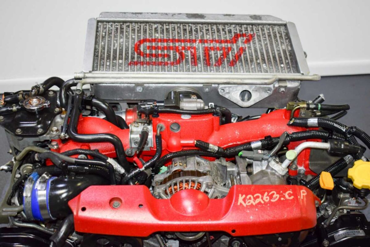 JDM Version 7 V7 EJ207 Subaru Impreza STi Engine with Unequal length ...