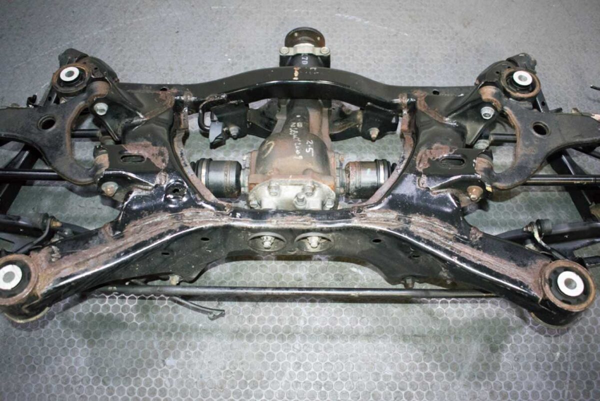 05-09 JDM Subaru Legacy Rear Subframe w/ Differential, Axles, Hubs, ETC ...