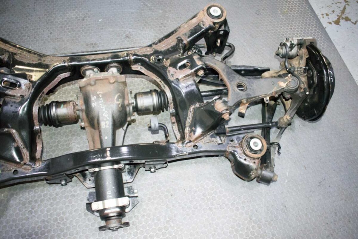 05-09 JDM Subaru Legacy Rear Subframe w/ Differential, Axles, Hubs, ETC ...