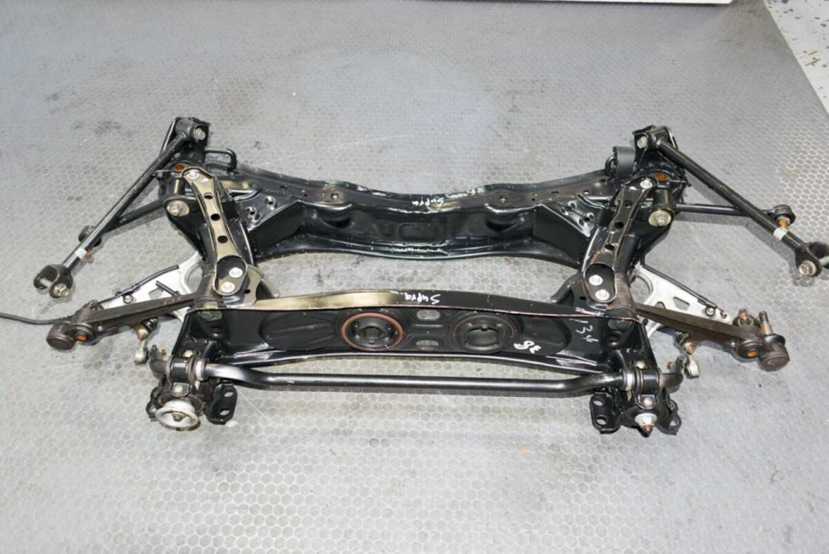 93-98 Toyota Supra Turbo MK4 JZA80 Rear Subframe w/ Arms, Sway Bar, ETC ...
