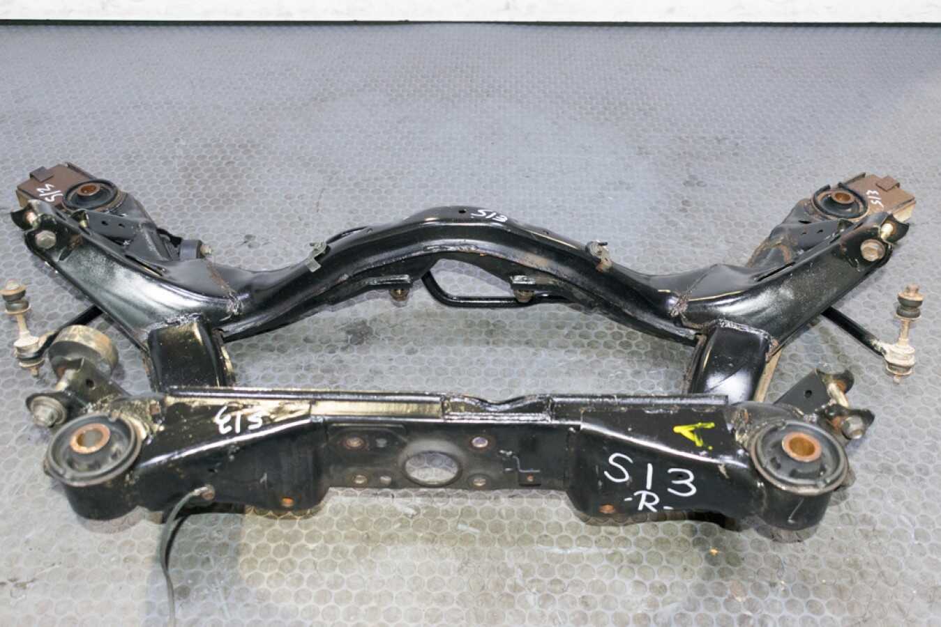89 93 JDM Nissan 180SX 240SX S13 Rear Subframe w Sway Bar J Spec Auto Sports