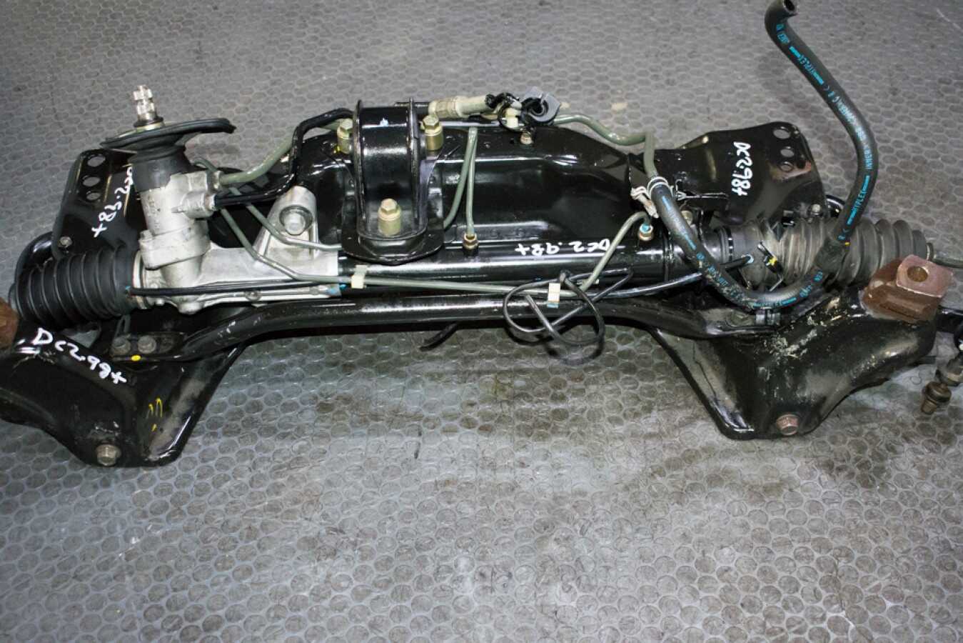94-01 JDM Honda Integra DC2 RHD Front Subframe w/ Steering Rack and ...