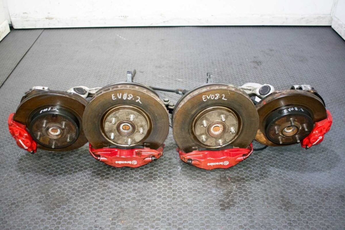 01-06 Mitsubishi Lancer Evolution VII VIII IX Brembo Brakes and Hub ...