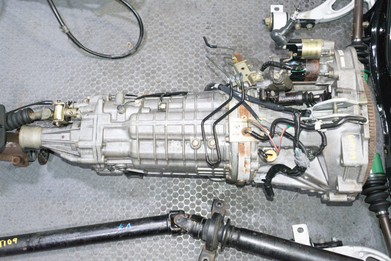 JDM Subaru WRX STI Version 7 6MT STI TY856WB1AA Non DCCD Transmission ...