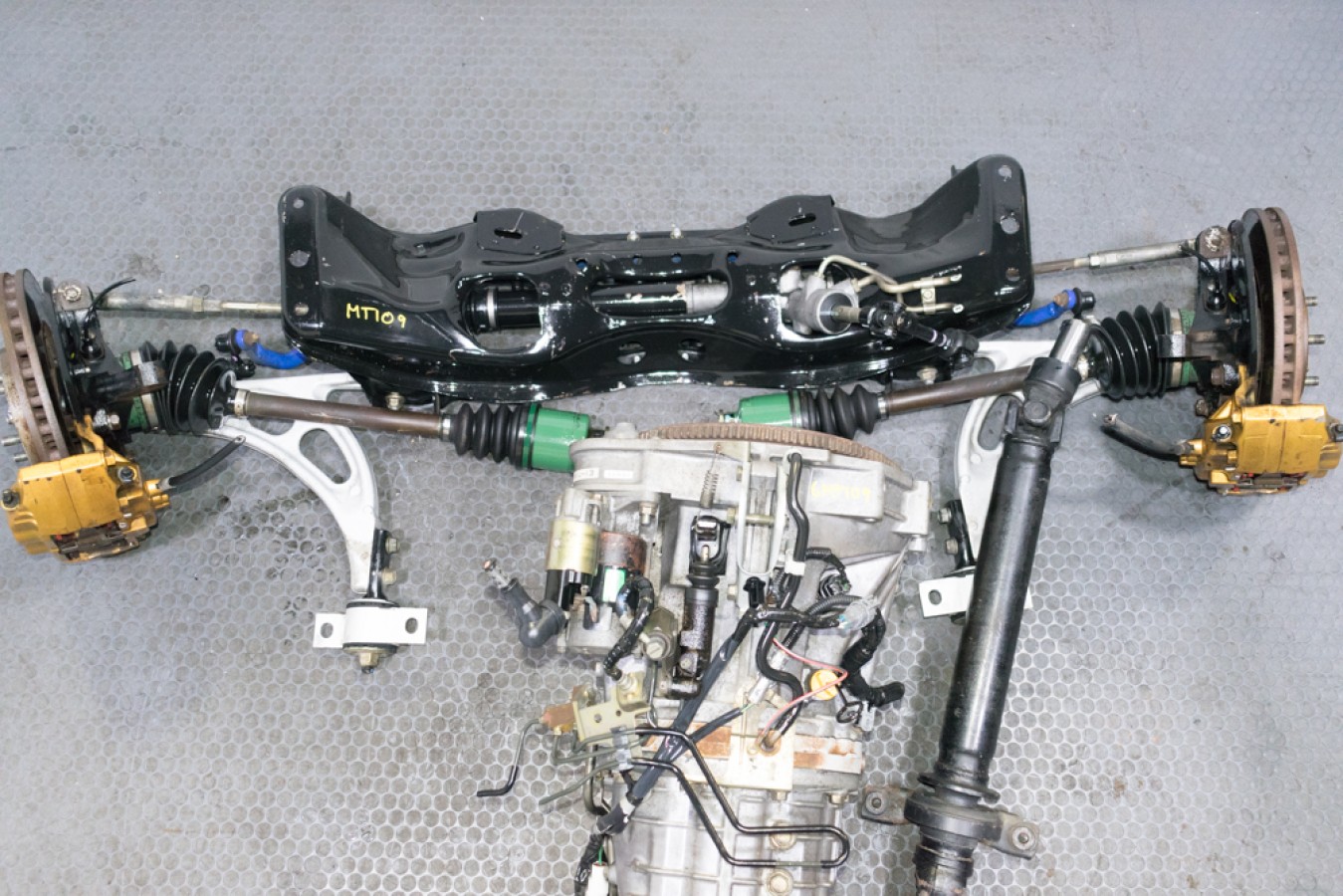 JDM Subaru WRX STI Version 7 6MT STI TY856WB1AA Non DCCD Transmission ...