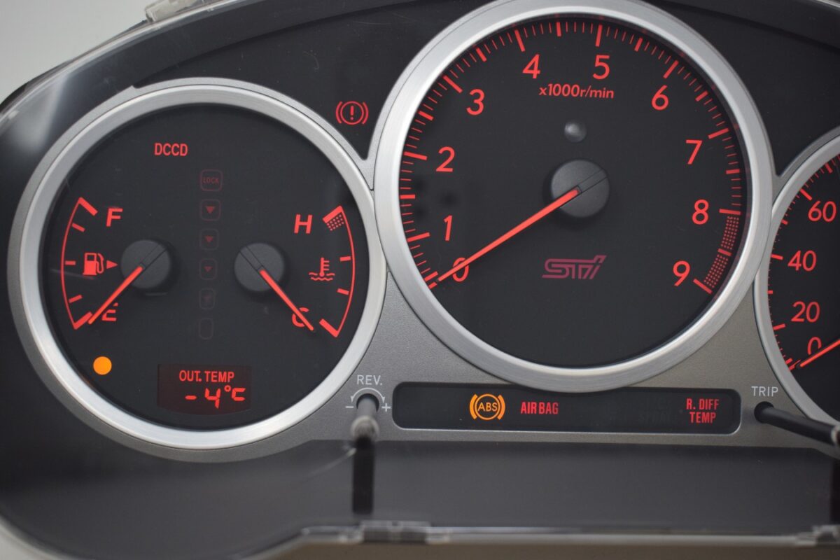 JDM Ver. 9 Subaru WRX STi DCCD and Opening Ceremony Gauge Cluster for ...