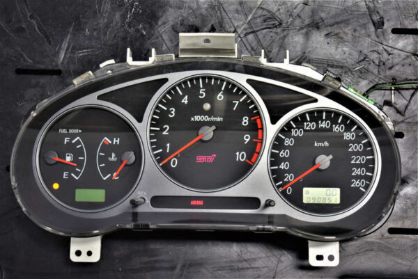 RARE JDM Subaru Impreza WRX STi Version 7 Cluster with RED NEEDLES | J ...