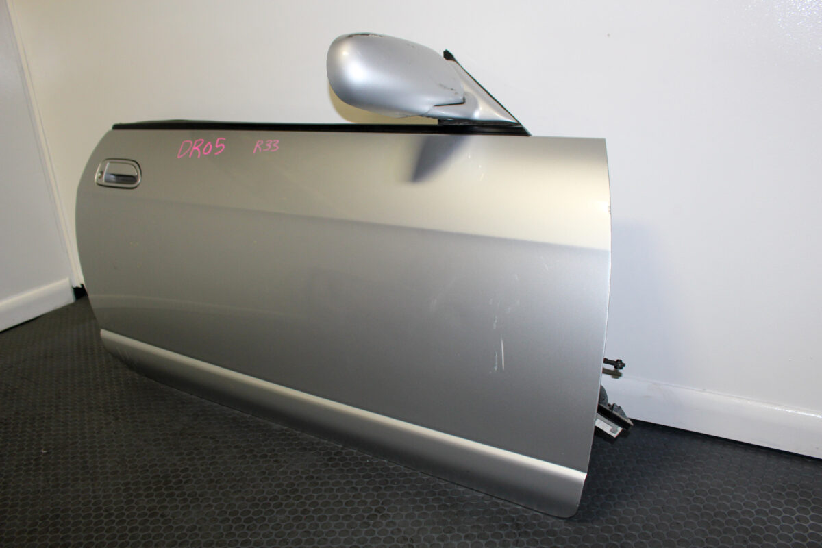 R33 Nissan Skyline GTR OEM Driver (Right Side) Door QM1 -Silver with ...