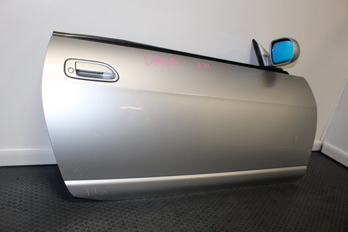 R33 Nissan Skyline GTR OEM Driver (Right Side) Door QM1 -Silver with ...