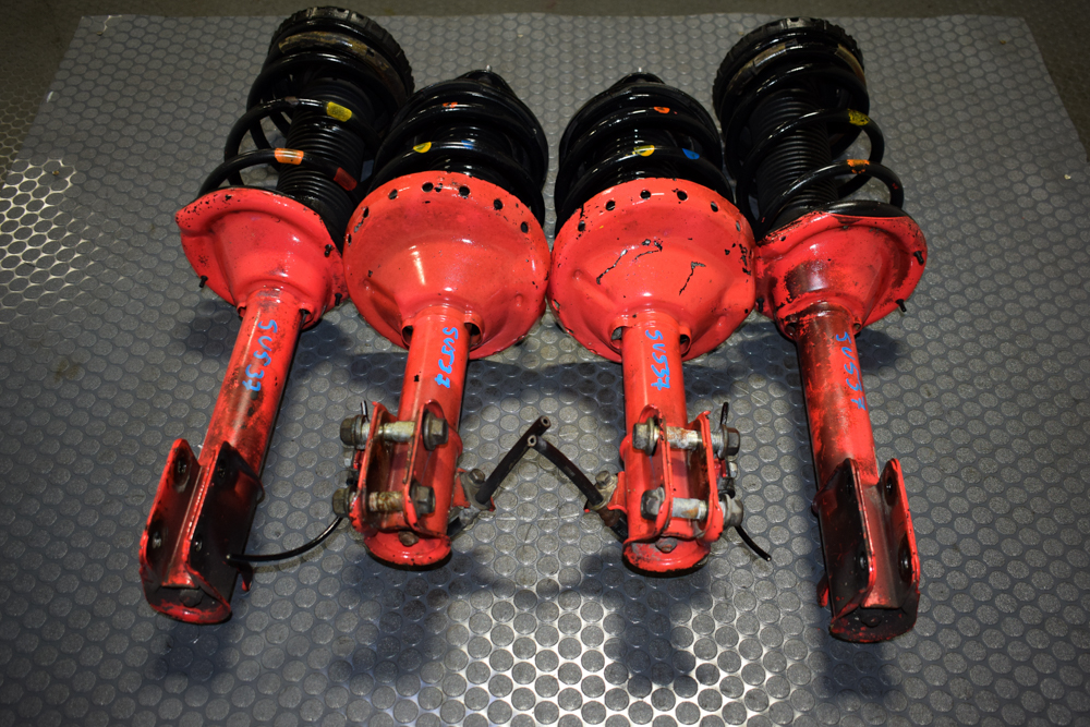 JDM WRX STi Struts with 5x100 Fitment.