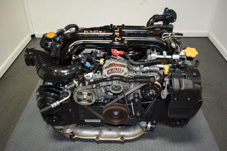 WRX EJ255 Turbo Engine, 2.5L low mileage JDM Motor for sale.