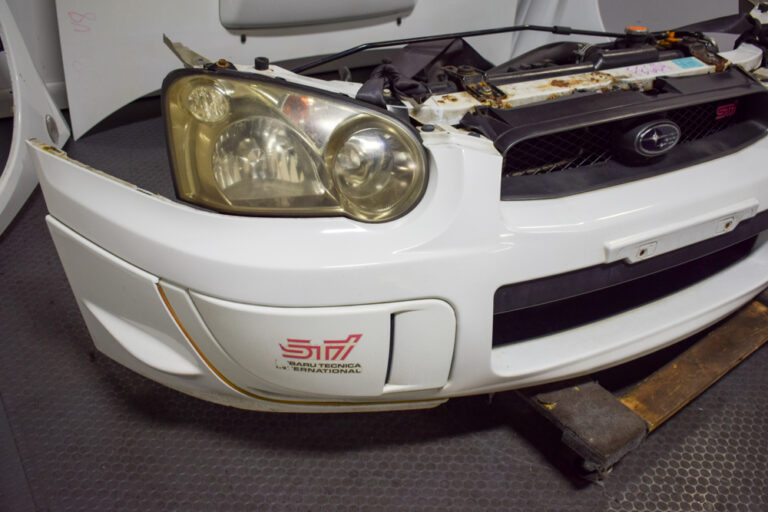JDM OEM 04-05 Subaru Impreza WRX STI Sedan Front Clip in White for Sale ...
