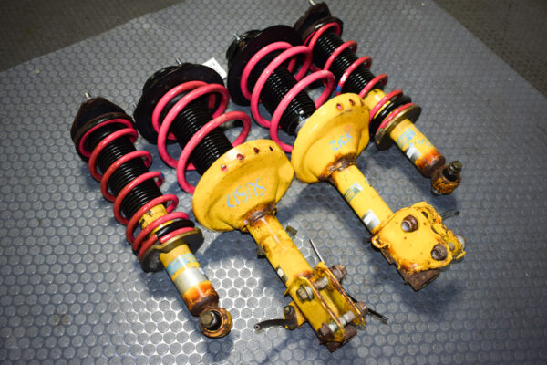 09 10 11 12 13 Subaru Legacy Bilstein Struts with STI Pink Springs For ...