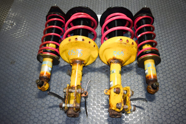 09 10 11 12 13 Subaru Legacy Bilstein Struts with STI Pink Springs For ...