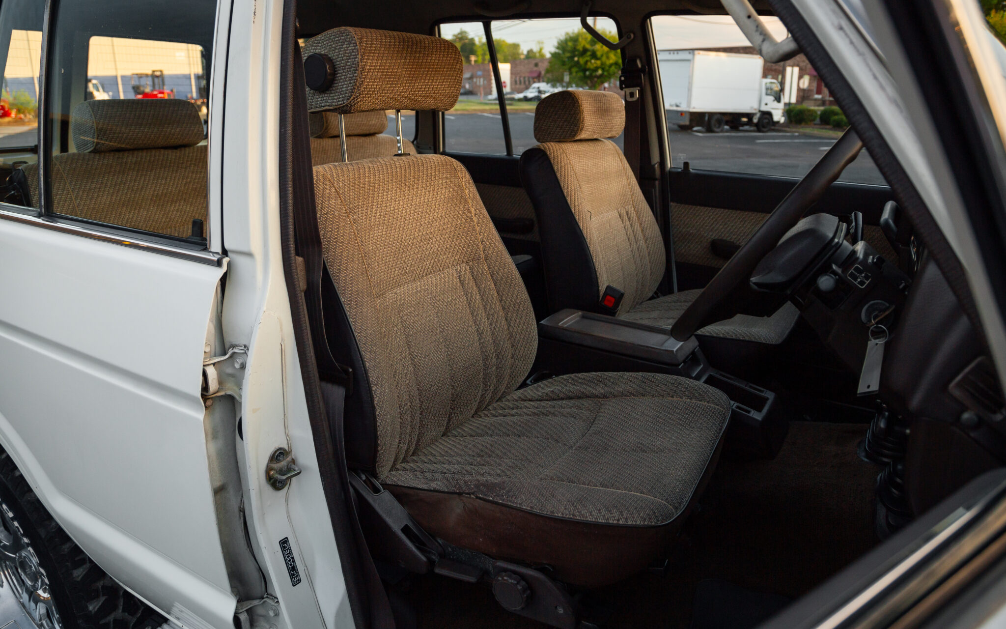 1989 Toyota Land Cruiser HJ60 60 Series in White for Sale.