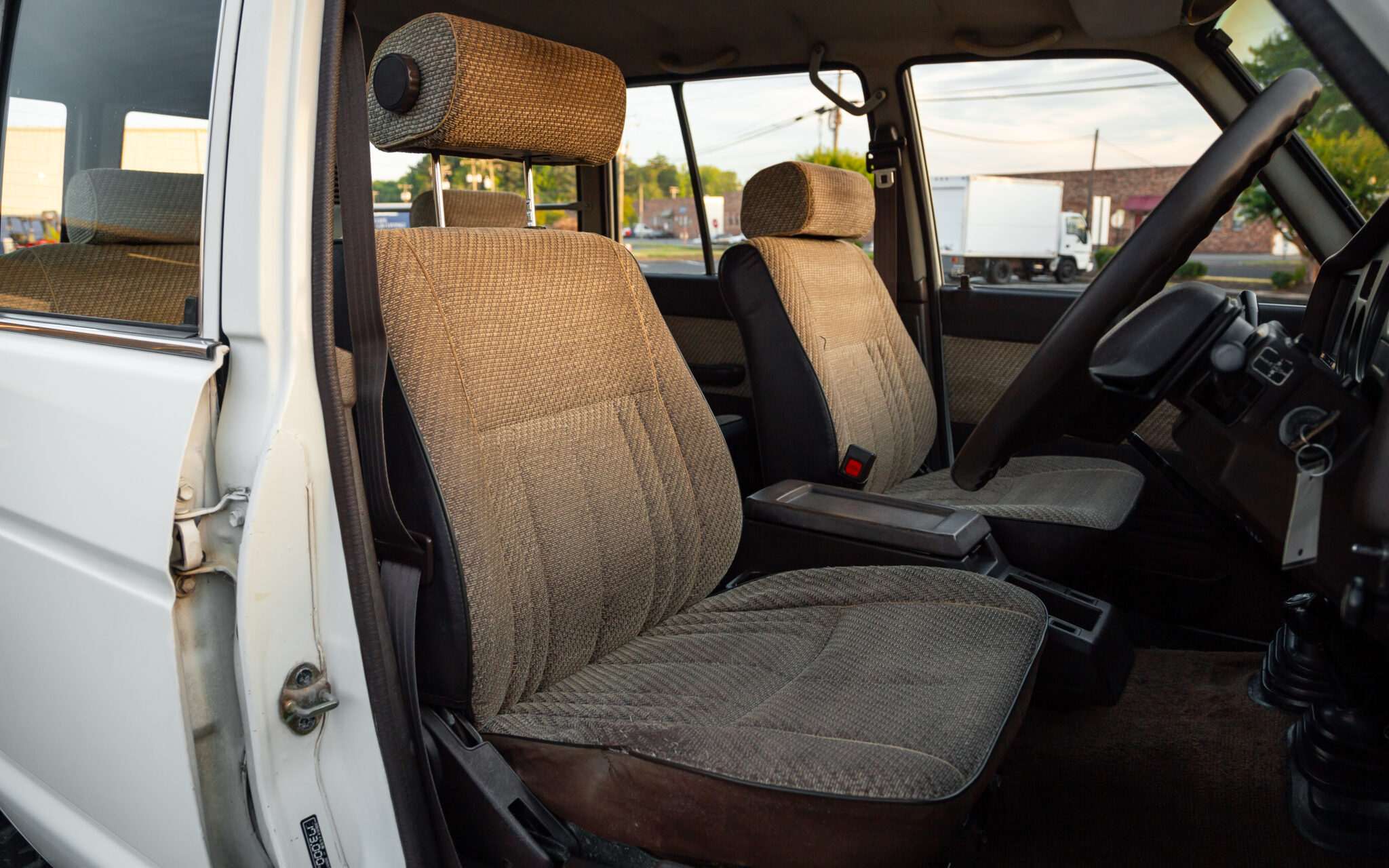 1989 Toyota Land Cruiser HJ60 60 Series in White for Sale.