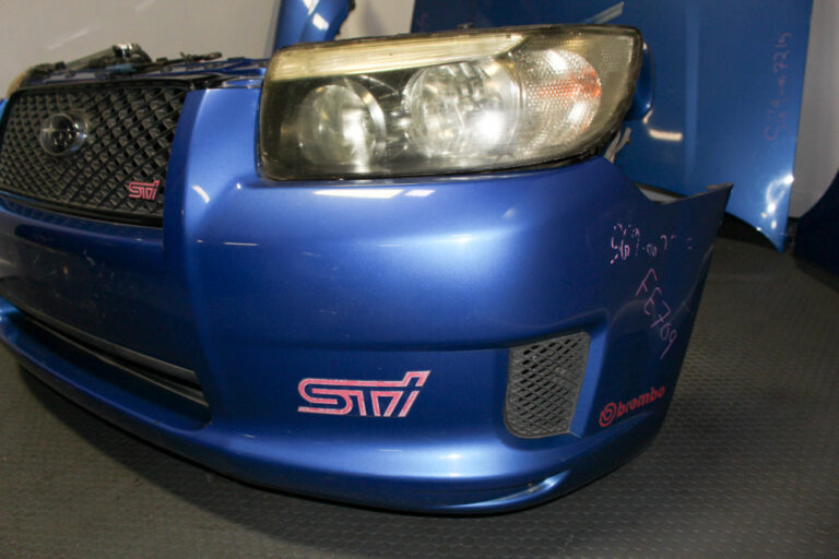 JDM 2003-2008 Subaru Forester STI SG5 SG9 Front End w/ HID Headlights Rally Blue | J-Spec Auto ...