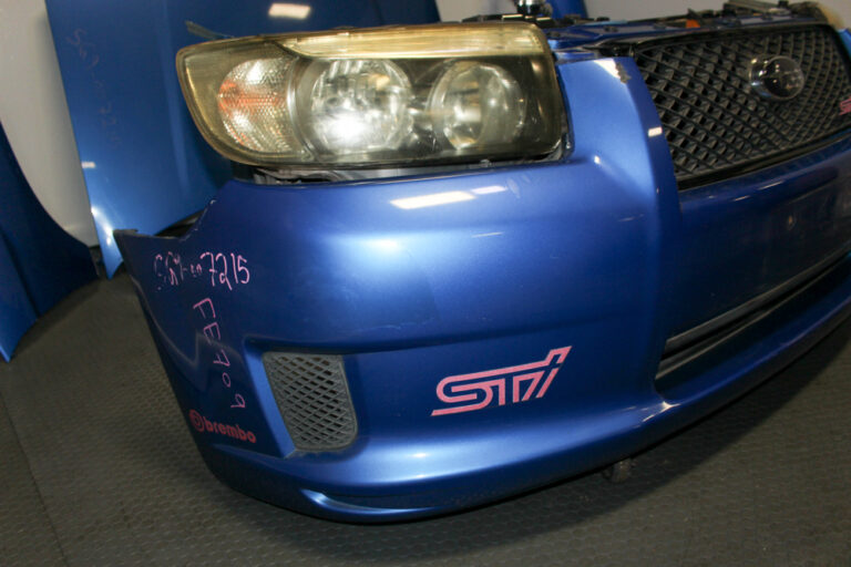 JDM 2003-2008 Subaru Forester STI SG5 SG9 Front End w/ HID Headlights Rally Blue | J-Spec Auto ...