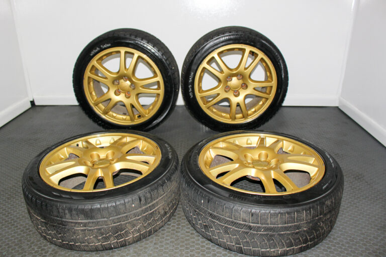 Subaru WRX Gold Enkei 5x100 Wheels