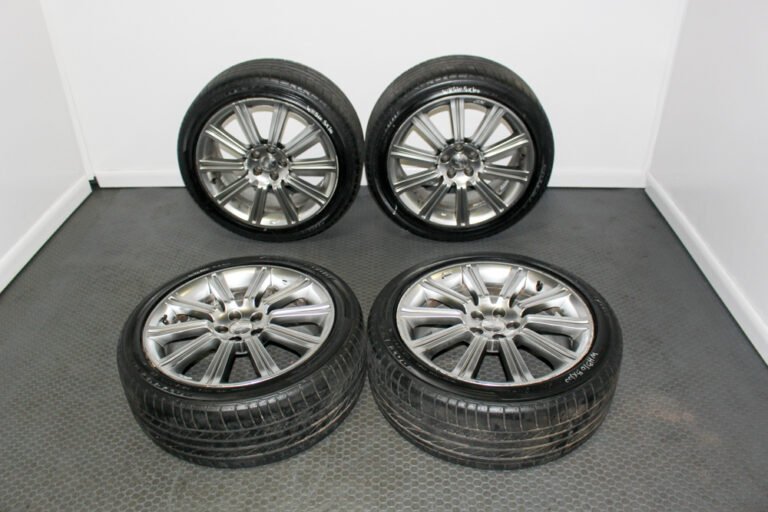 A set of four Forester STI 18 Inch Enkei wheels.