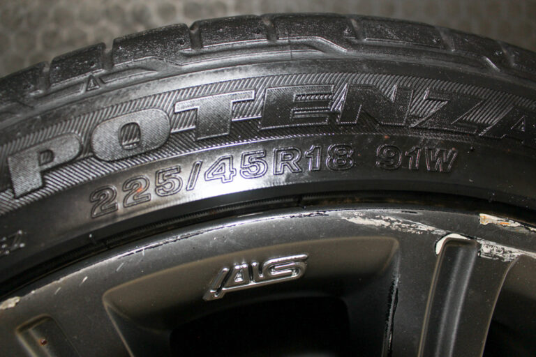 A set of four Forester STI 18 Inch Enkei wheels.